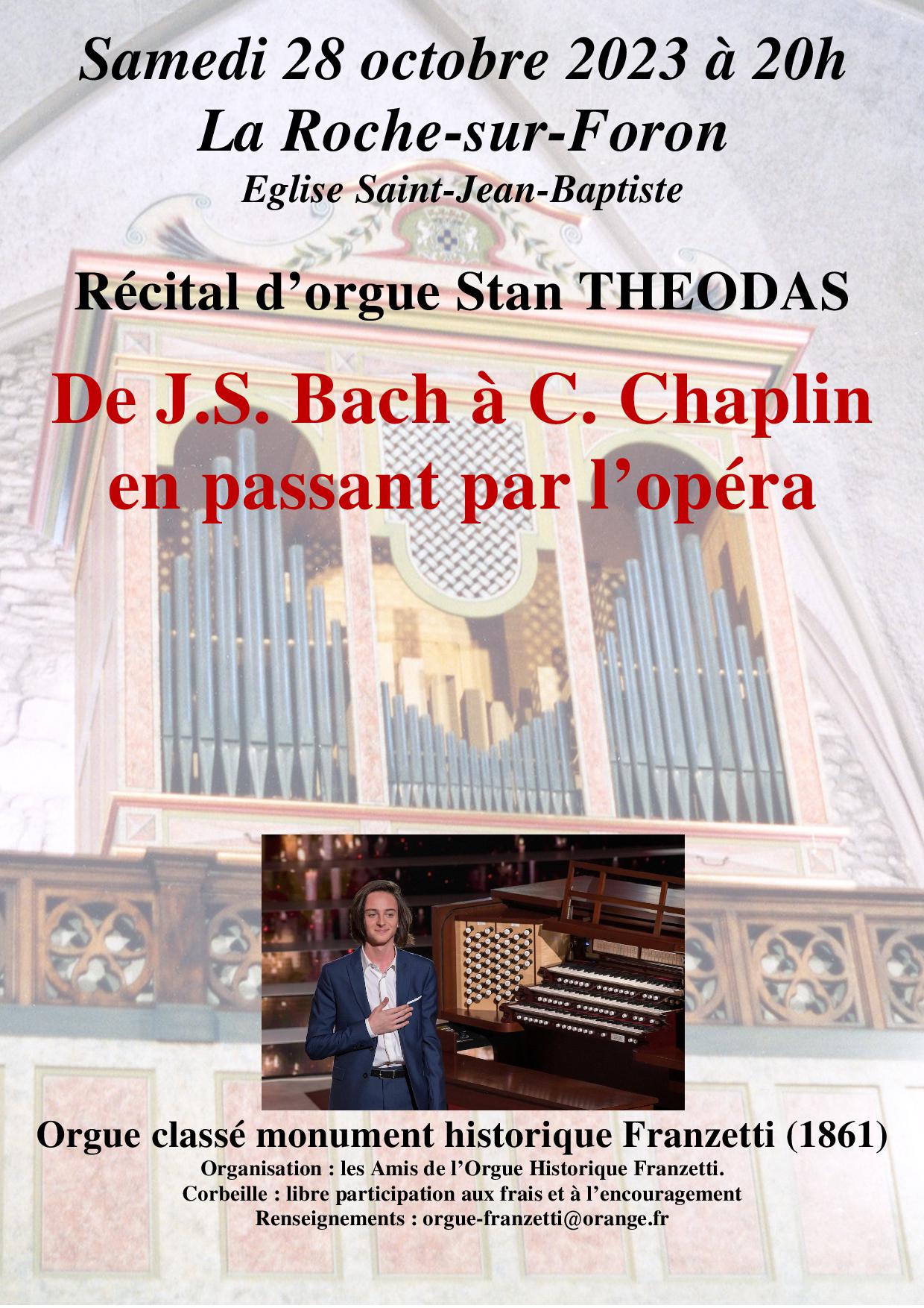 Concert d’orgue de Stan Théodas – Léman Express